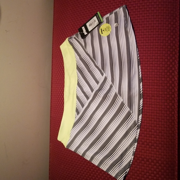Prince | Bottoms | Girls Xl Prince White Black Grey Stripe Tennis Skirt ...